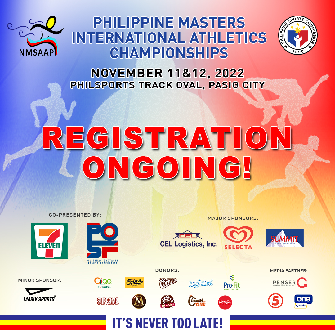 4 by 400 Relay Philippines Masters International Athletics